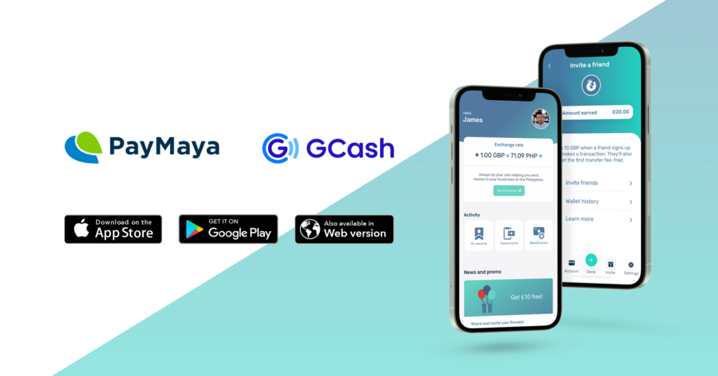 Recharger Globe GCash Smart Paymaya avec Kabayan Remit